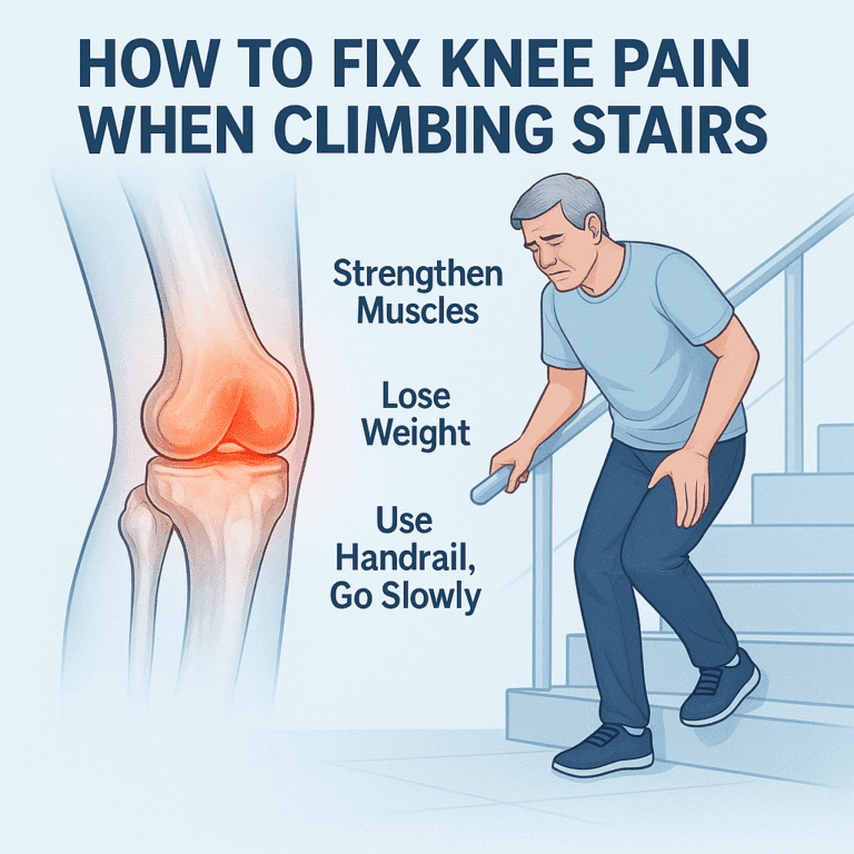 Fix Knee Pain When Climbing Stairs Safely – Joints & Spine Centre