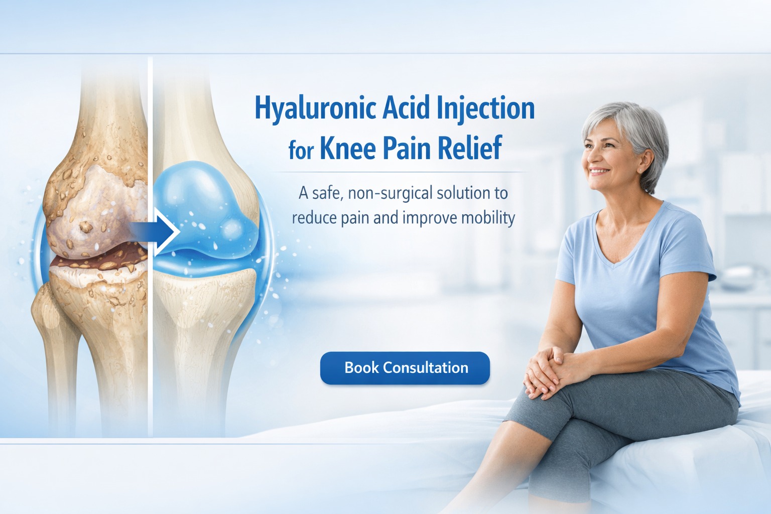 Relieve Knee Pain with Hyaluronic Acid Injection – Joints & Spine